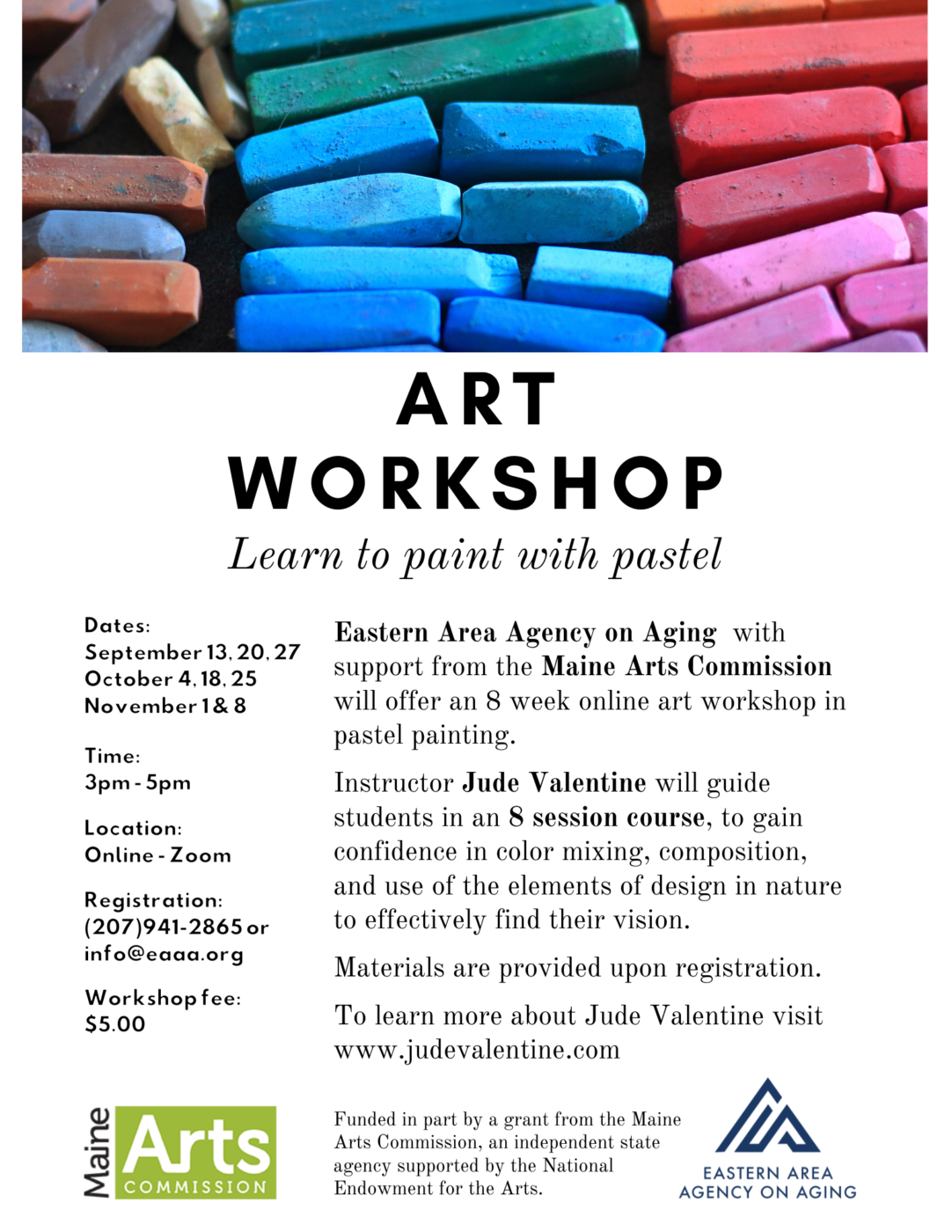 Art Class Flyer | Eastern Agency on Aging